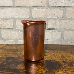 Vintage Color Craft Mini Pitcher, Copper Colored Pitcher, Barware, Bar ...