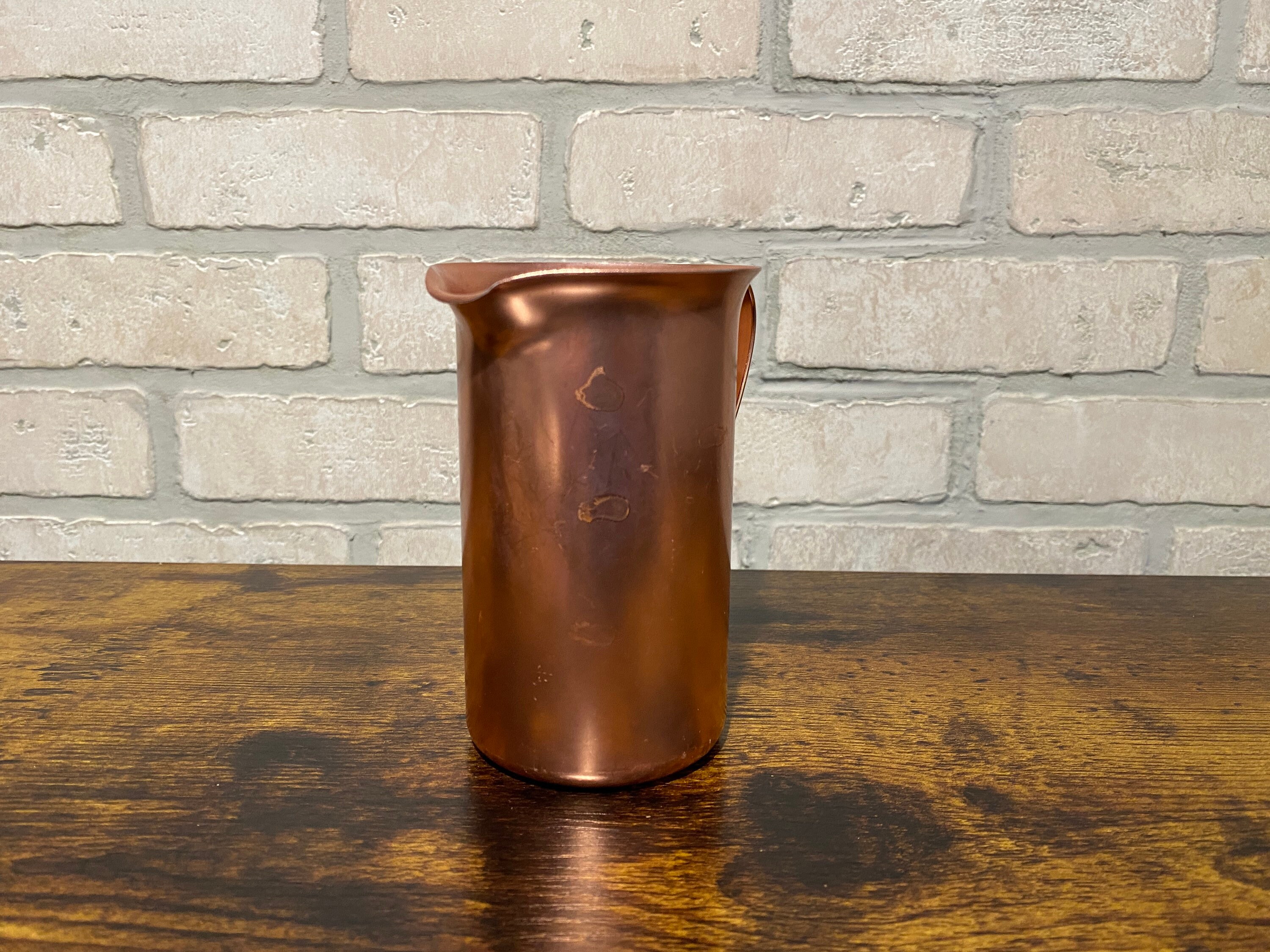 Vintage Color Craft Mini Pitcher, Copper Colored Pitcher, Barware, Bar ...