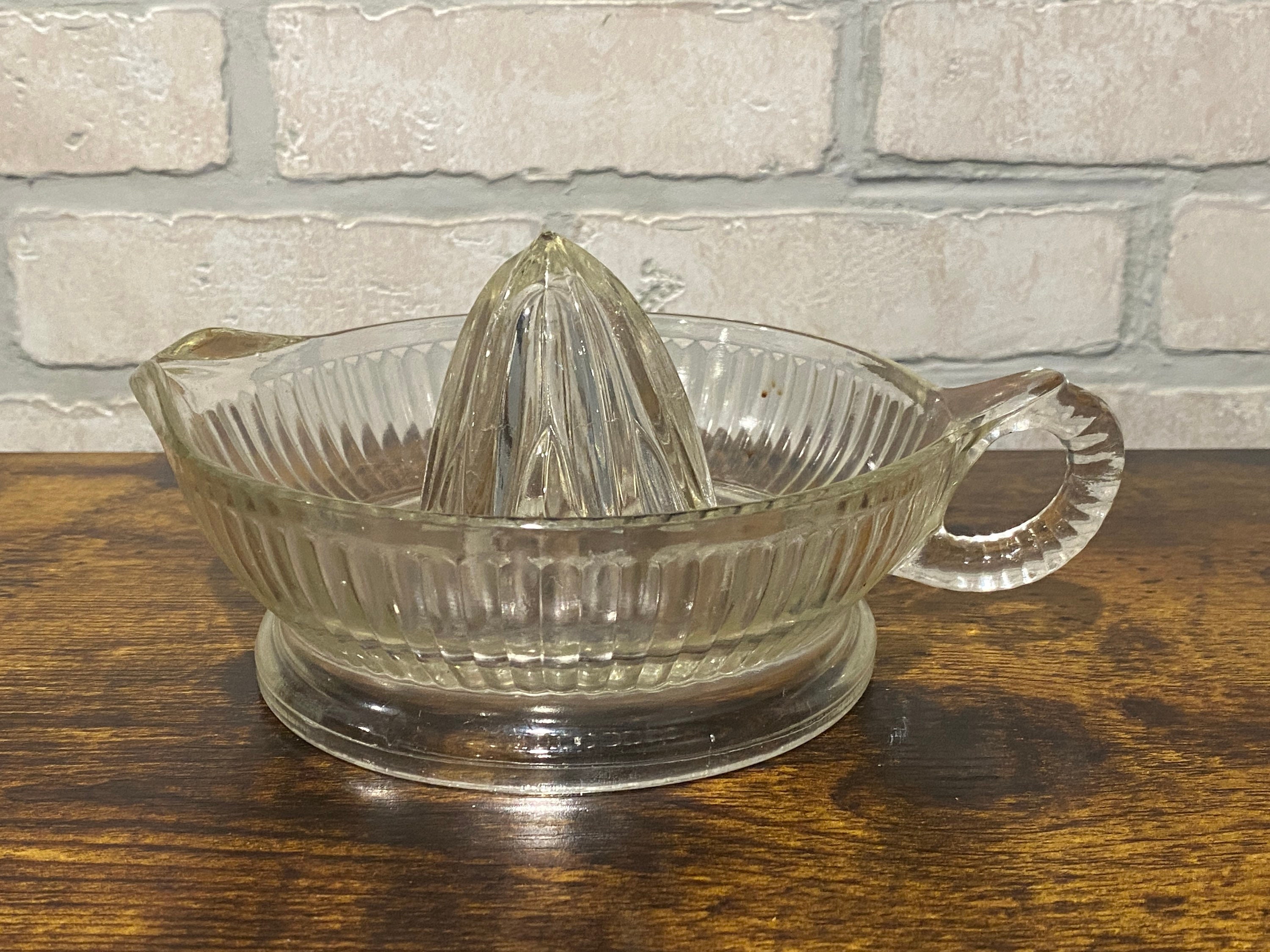 Vintage Glass Citrus Juicer Collectible Glass Fruit Juicer - Etsy
