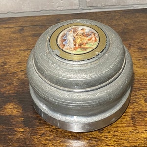 Vintage Collector Powder Puff Music Box, Swiss Aluminum Casing - Etsy