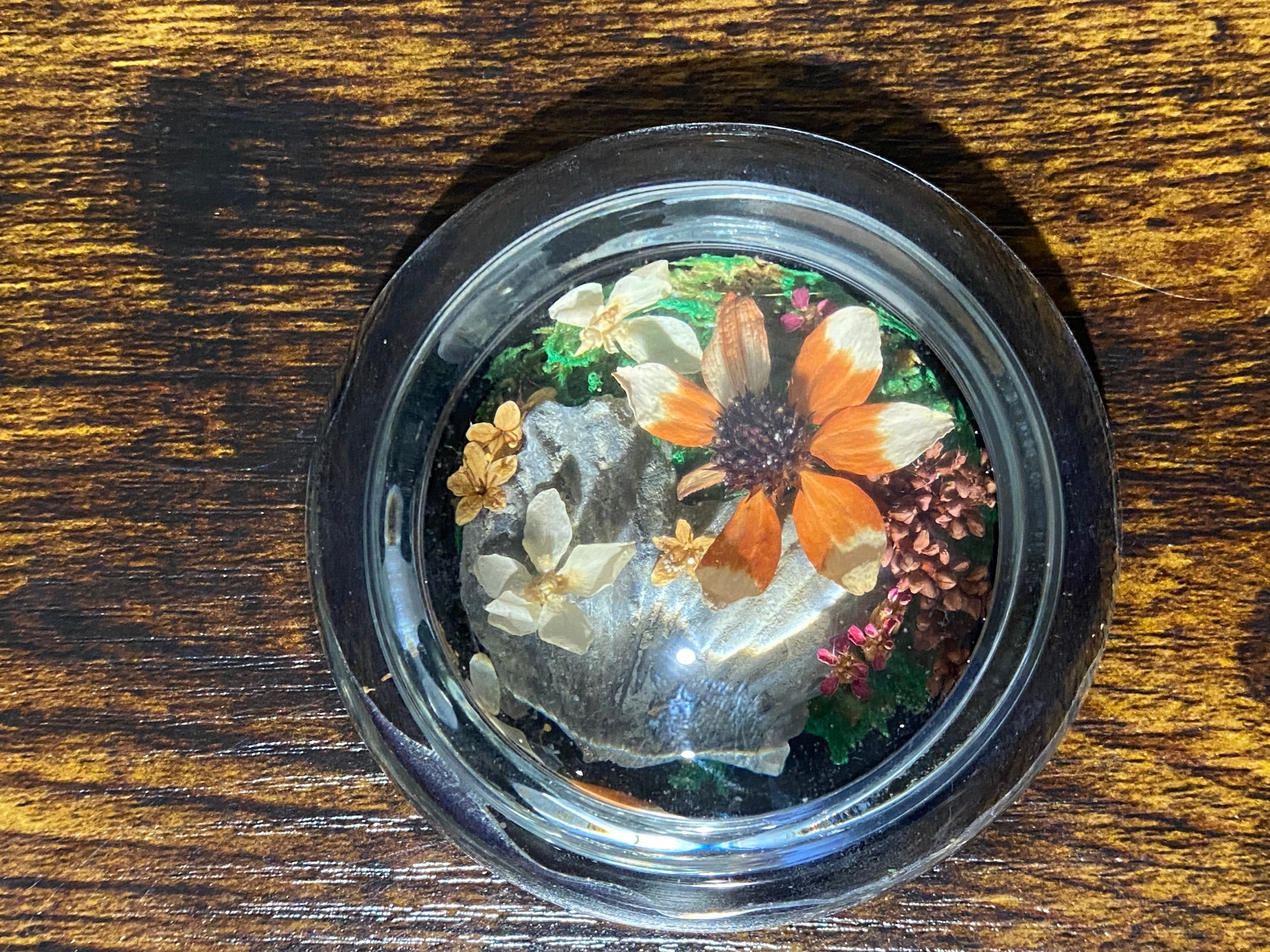 Dried Flower Paperweight, Wilderness Crafts, Paperweight, Dried Flowers ...