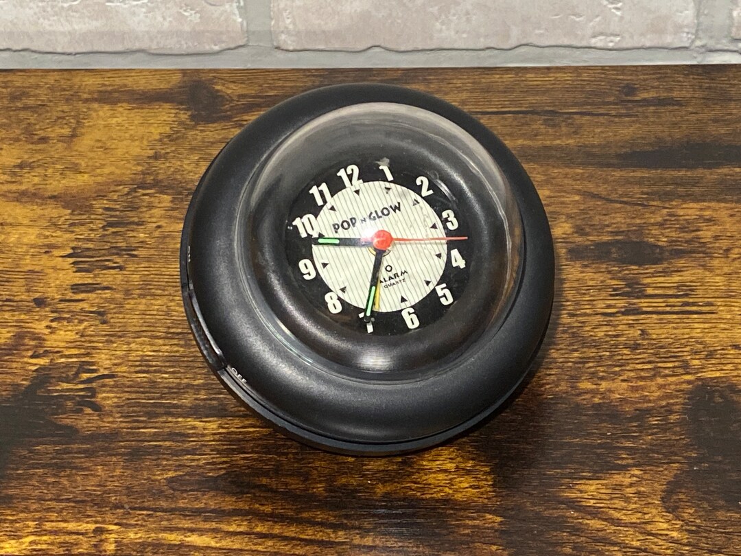 Vintage Pop N Glow Clock, Working Glow in the Dark Clock - Etsy