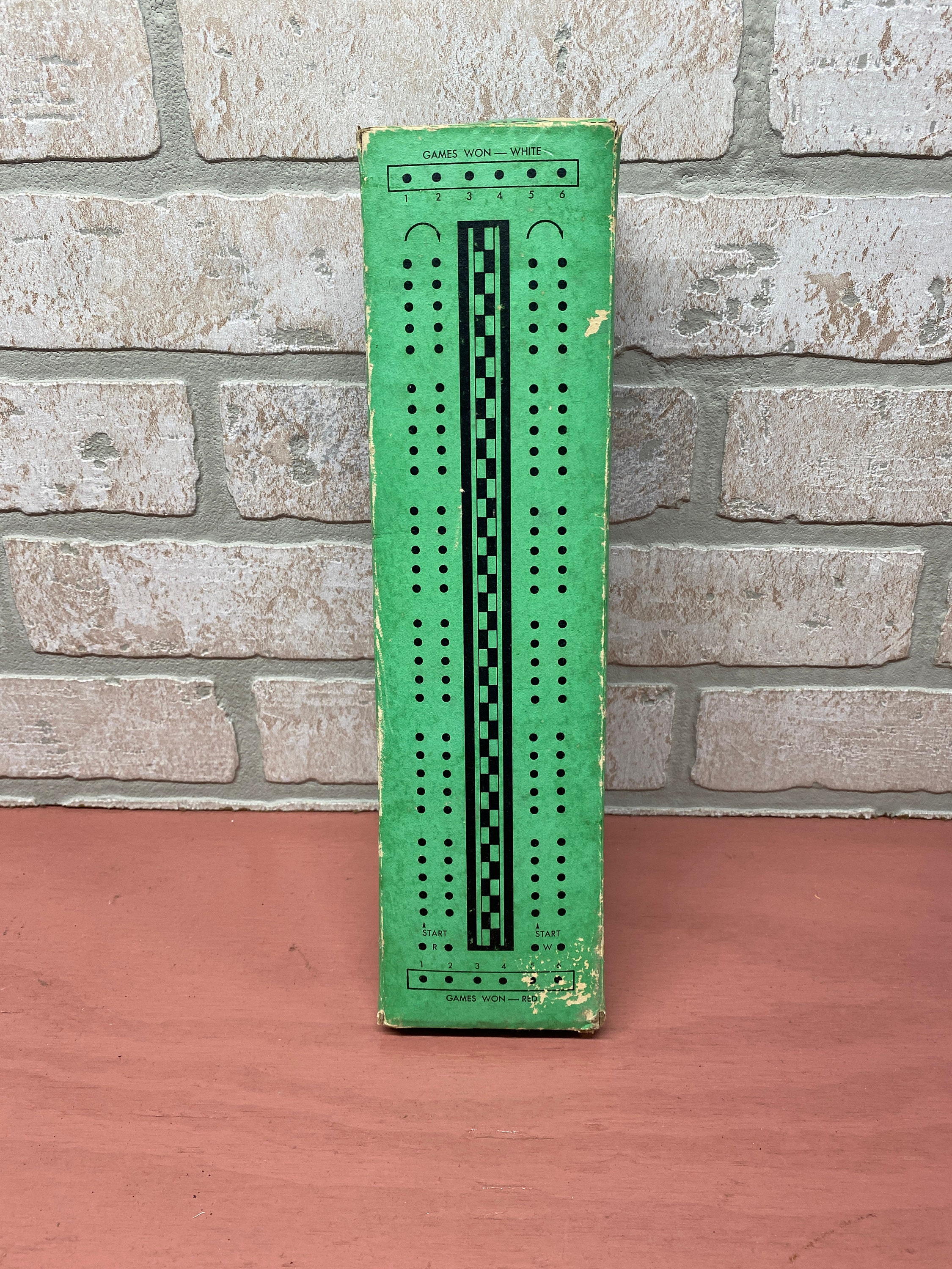 Vintage Cribbage Board Standard Cribbage Board Two and Four - Etsy