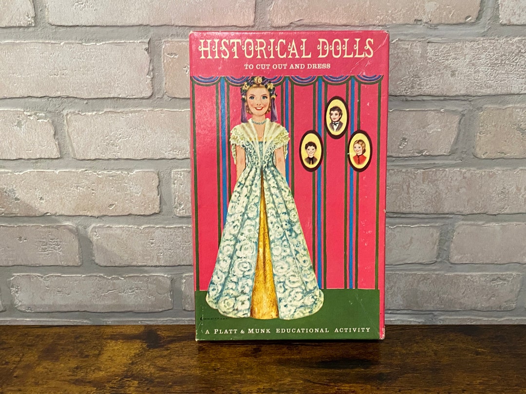 Vintage Paper Doll Box Set, Historical Dolls - Etsy