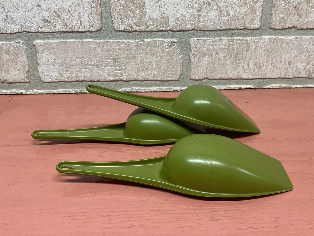 Vintage Green Food Grade Scoops, Food Scoopers, Serving Utensil - Etsy