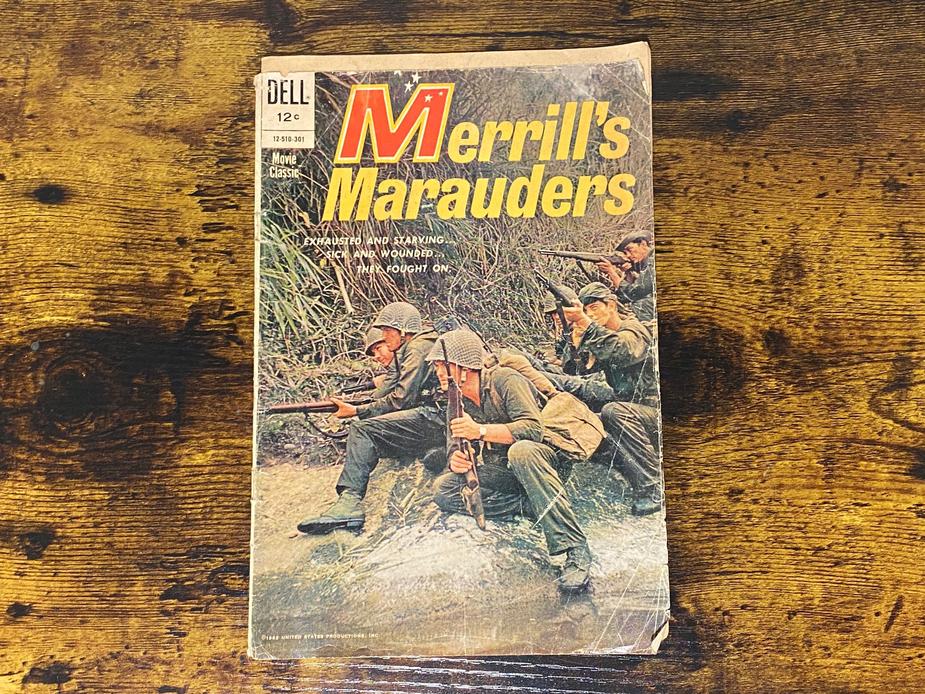 Merrills Marauders Vintage Movie Classic, Dell, 12-510-301 - Etsy