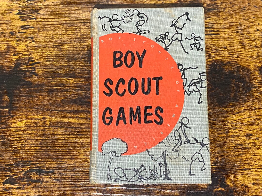 Vintage Boy Scout Games Book From 1952 - Etsy
