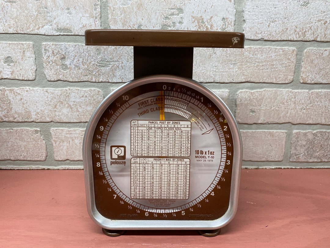 Vintage Brown Scale, Kitchen Scale, Palouze Brand, Metal Scale - Etsy