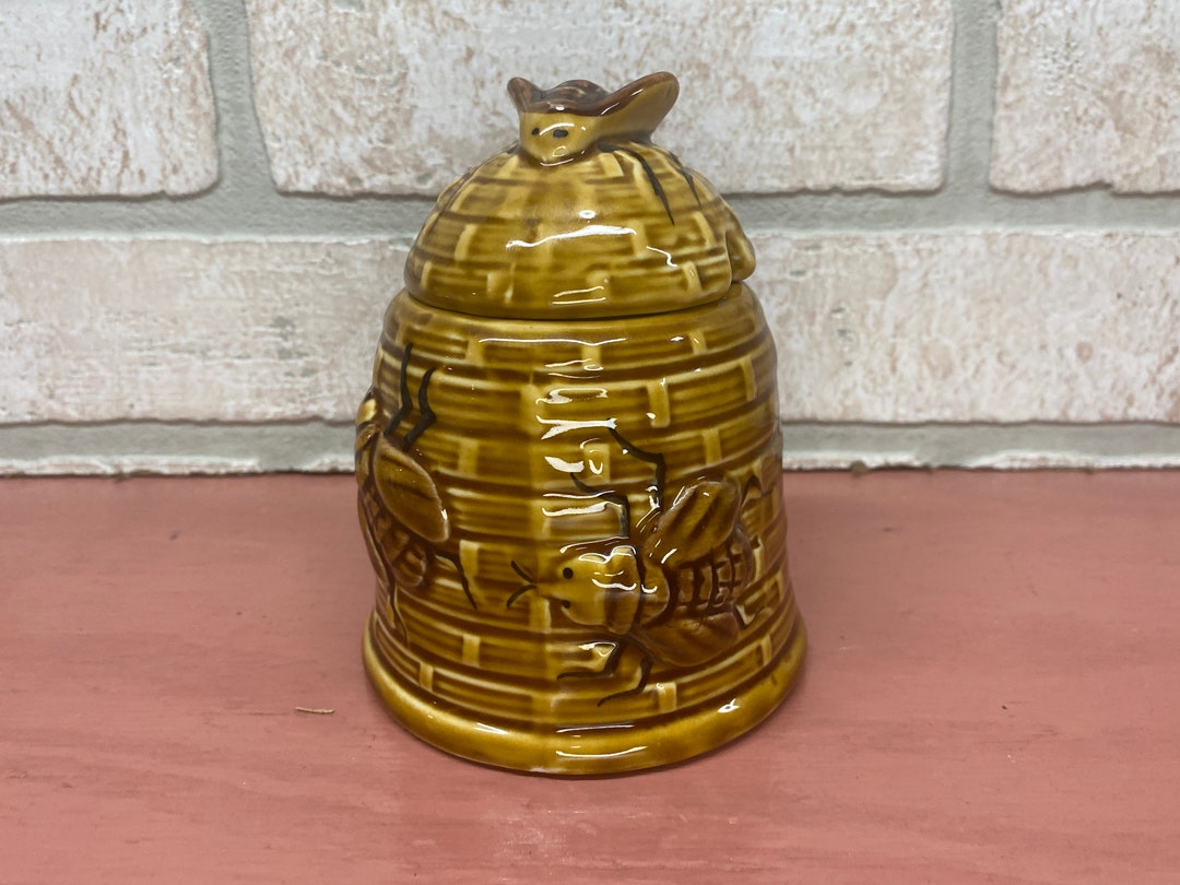 Bee Hive Honey Holder, Ceramic Honey Dish, Kitchen Decor - Etsy