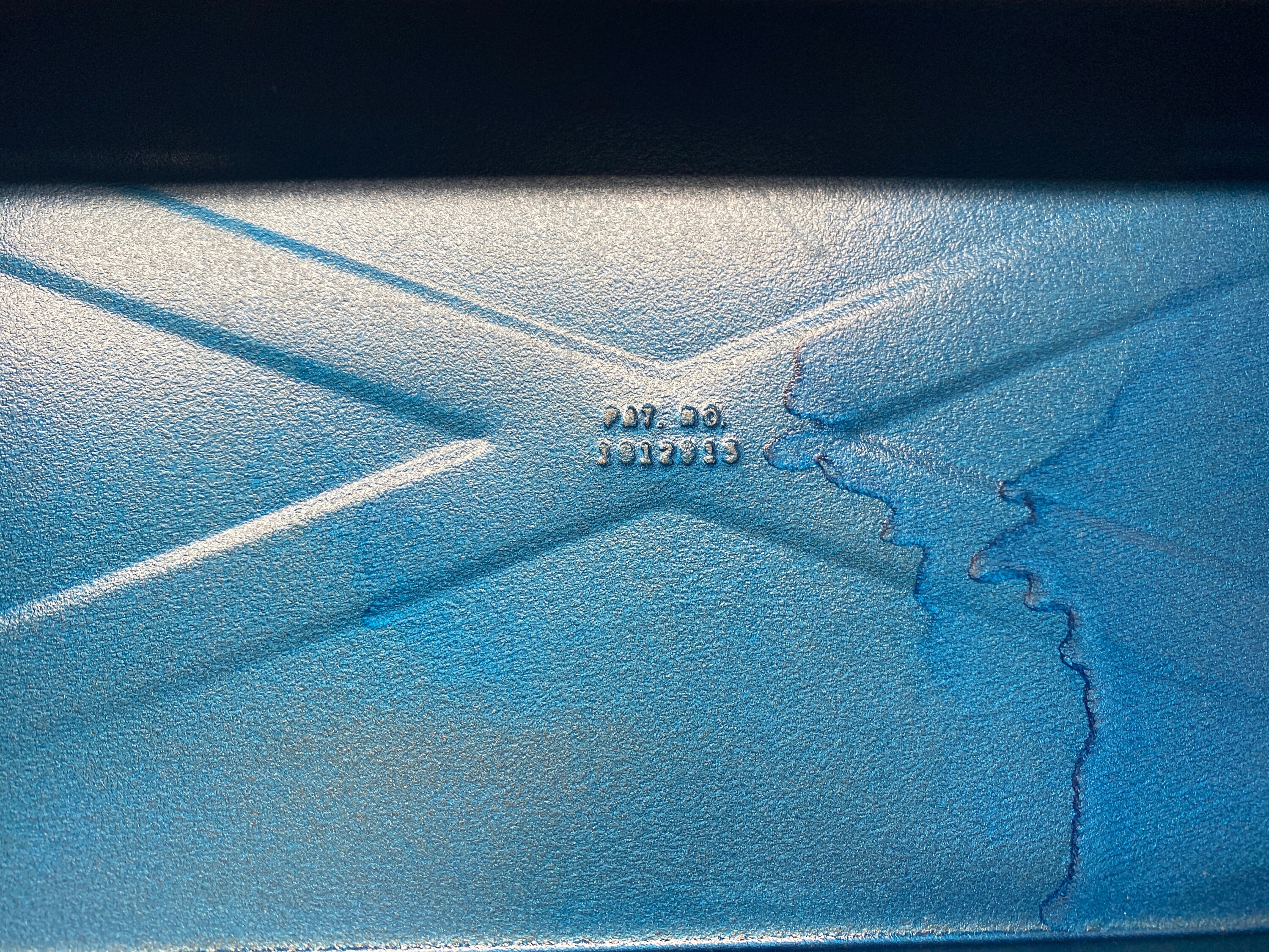 Vintage Blue Lock Box, Cash Box With Handle - Etsy