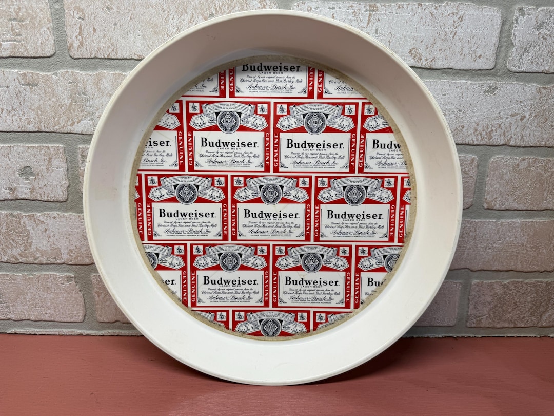 Budweiser Beer Tray, Vintage Collectible Beer Tray, Budweiser ...