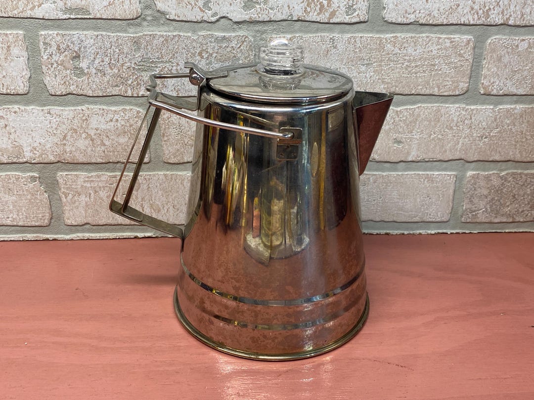 Stainless Steel Camping Percolator, Glacier Stainless Outdoors GSI ...