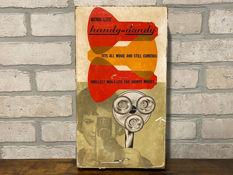 Acme Lite Handy Dandy Mov-e-lite for Indoor Movies, Vintage Film ...