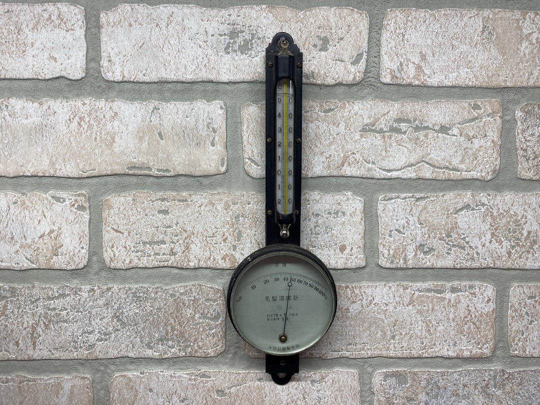 Japanese Hair Hygrometer, 1944, Humidity Measurer, Vintage Measurement ...