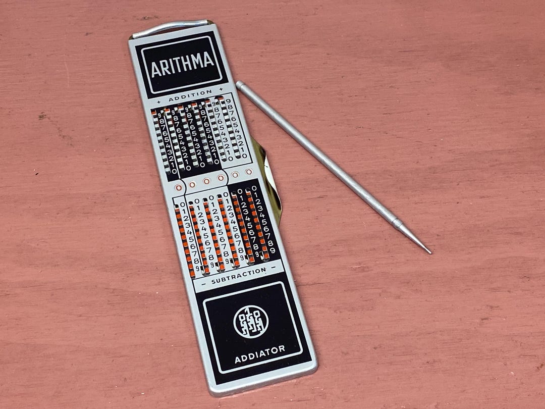 Arithma, Addiator, Vintage Office Supplies, Vintage Calculator, Home ...