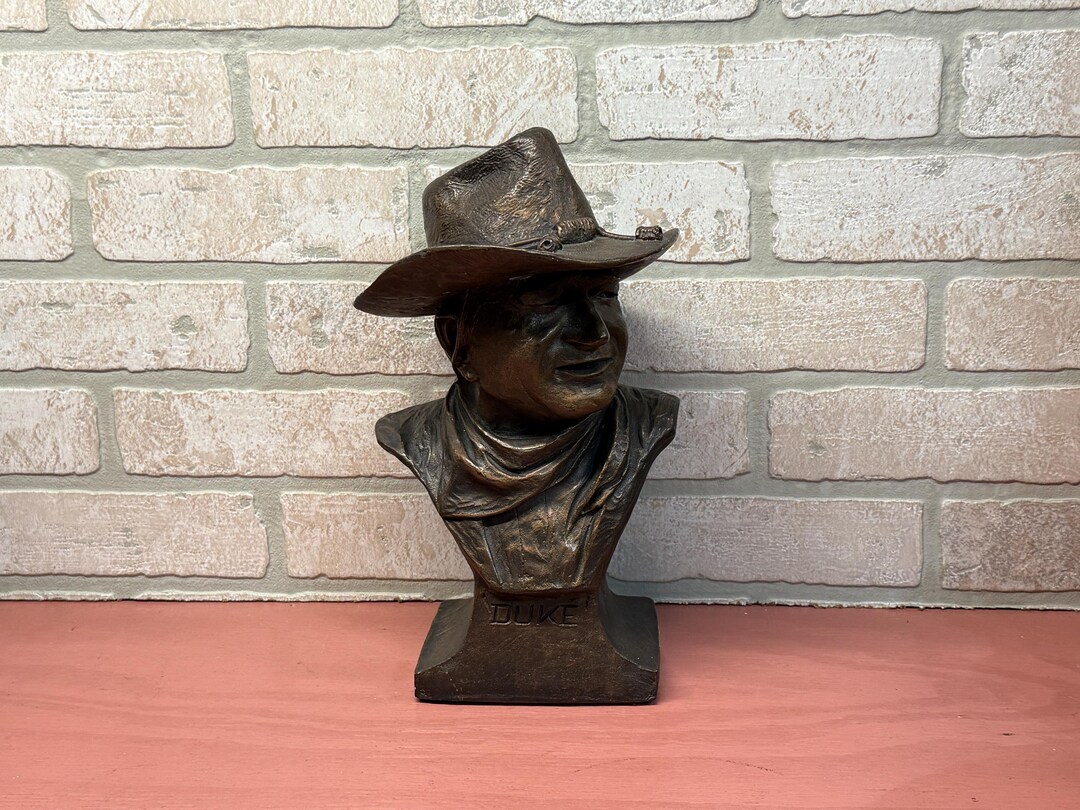 The Duke Statue, John Wayne Statue, Vintage Collectible, Home Decor ...
