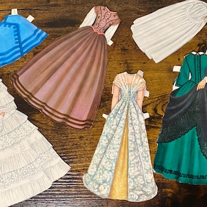 Vintage Paper Doll Box Set, Historical Dolls - Etsy