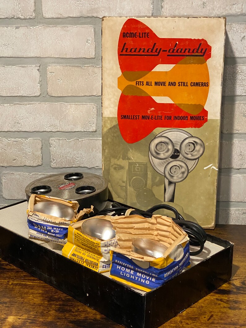 Acme Lite Handy Dandy Mov-e-lite for Indoor Movies, Vintage Film ...