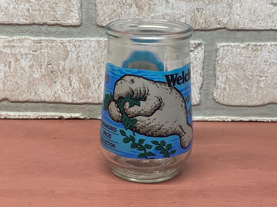 Collectible Manatee Welch’s Juice Glass, Welch's Grape Juice ...