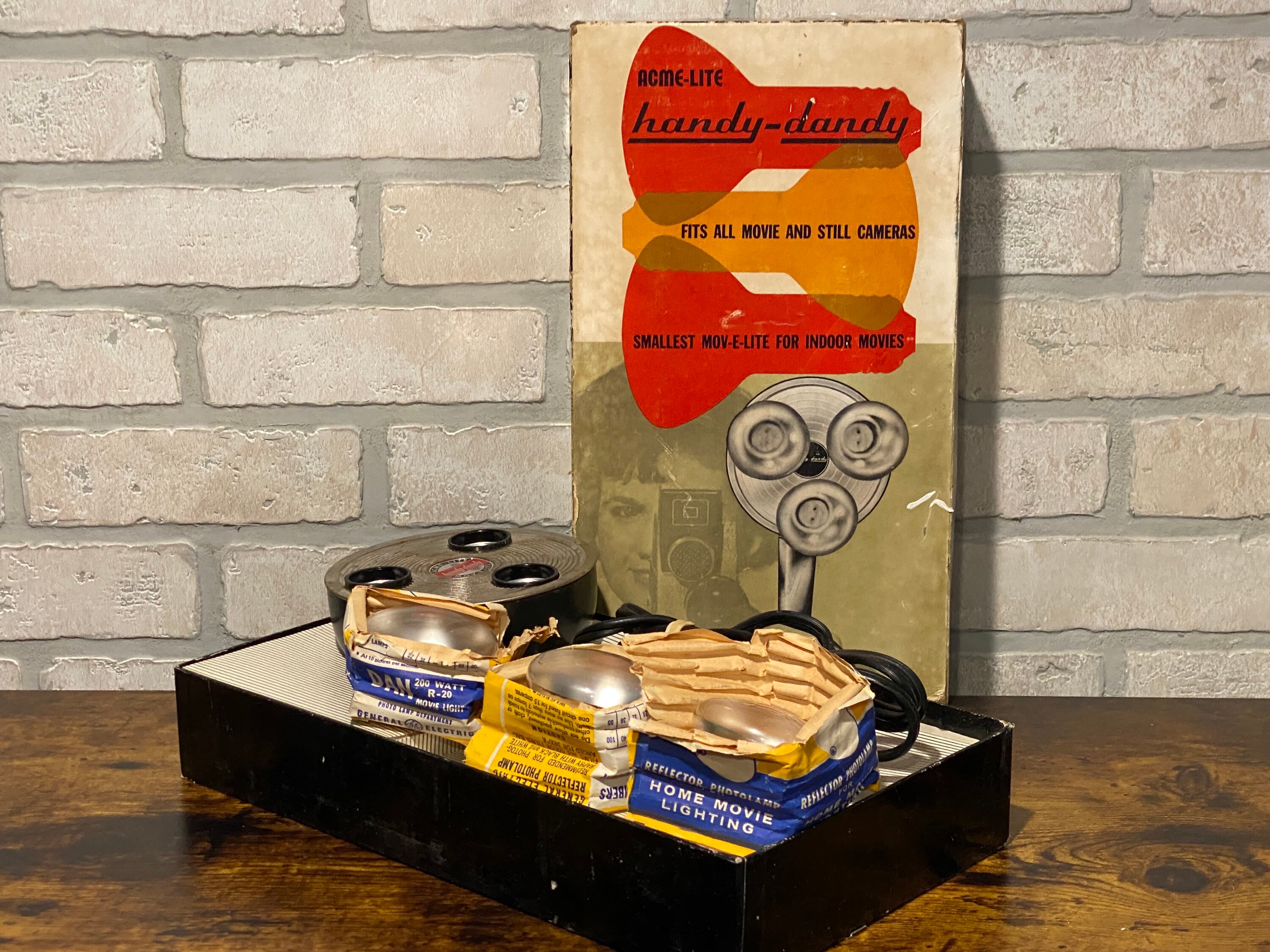 Acme Lite Handy Dandy Mov-e-lite for Indoor Movies, Vintage Film ...