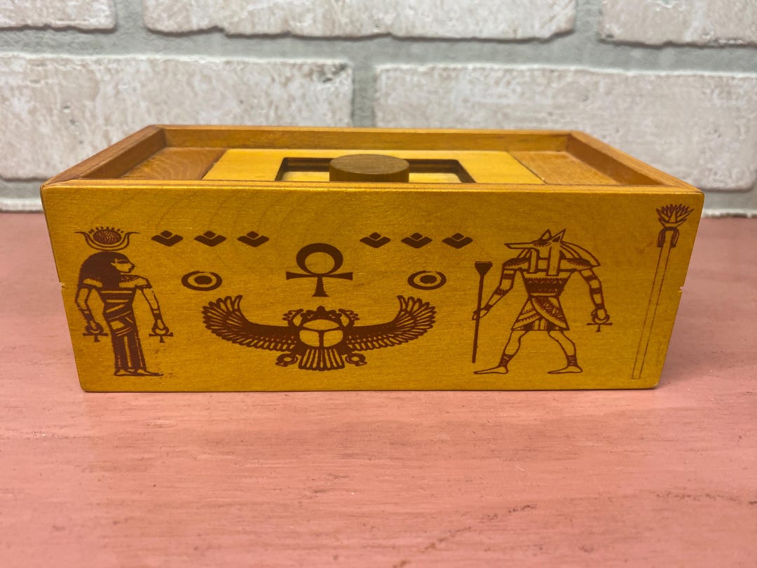 Collectible Egyptian Box, Puzzle Box, Kids Toys - Etsy