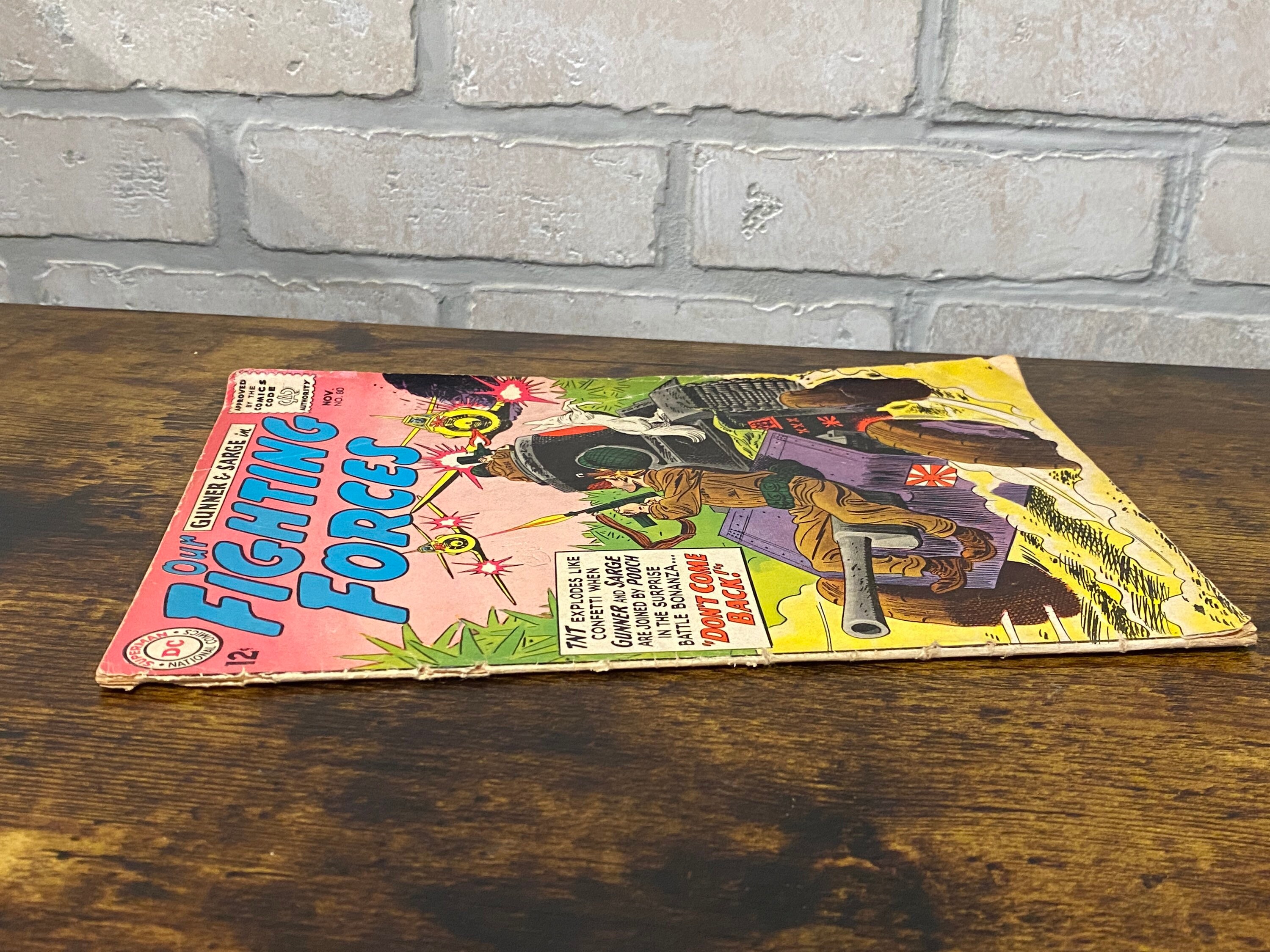 Gunner & Sarge in Our Fighting Forces, DC Comics, Vintage Comic Book ...