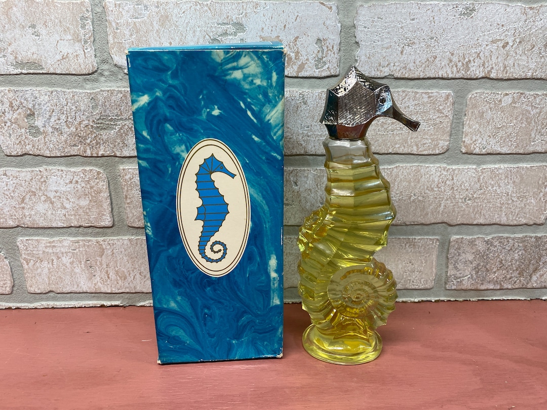 Vintage Avon Seahorse Collectible Bottle, Original Box, Collectible ...