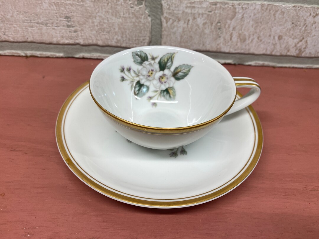 Vintage Tea Cup and Saucer Set, Noritake China, Japan, 5463 - Etsy