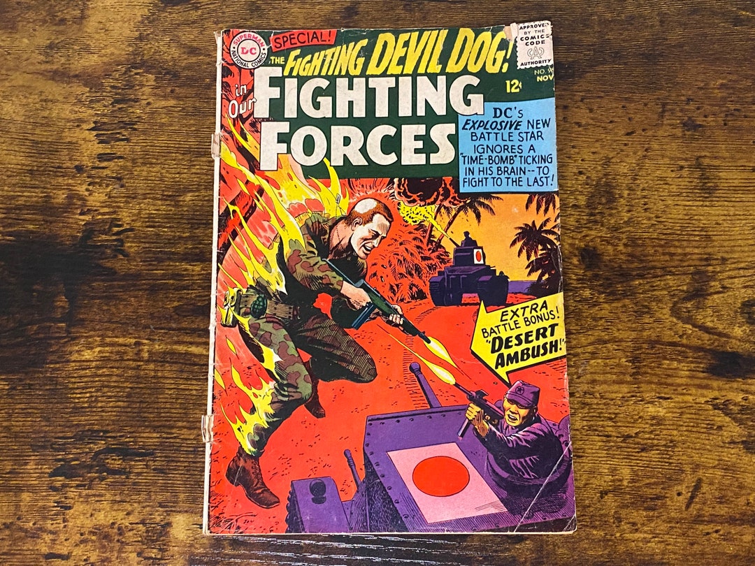 The Fighting Devil Dog in Our Fighting Forces Vintage DC - Etsy
