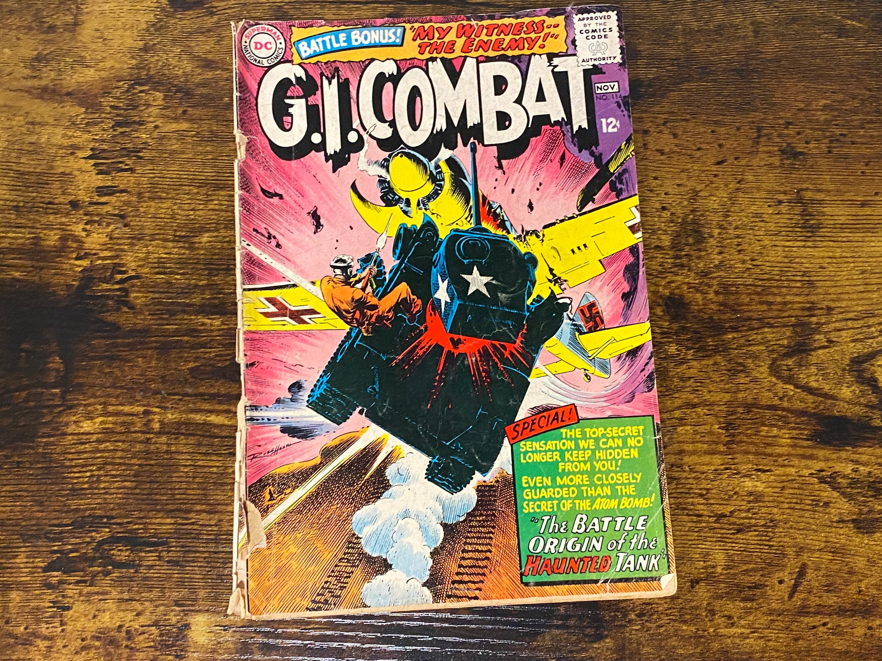 GI Combat Graphic Novel, My Witness… the Enemy, DC Comics, Vintage ...