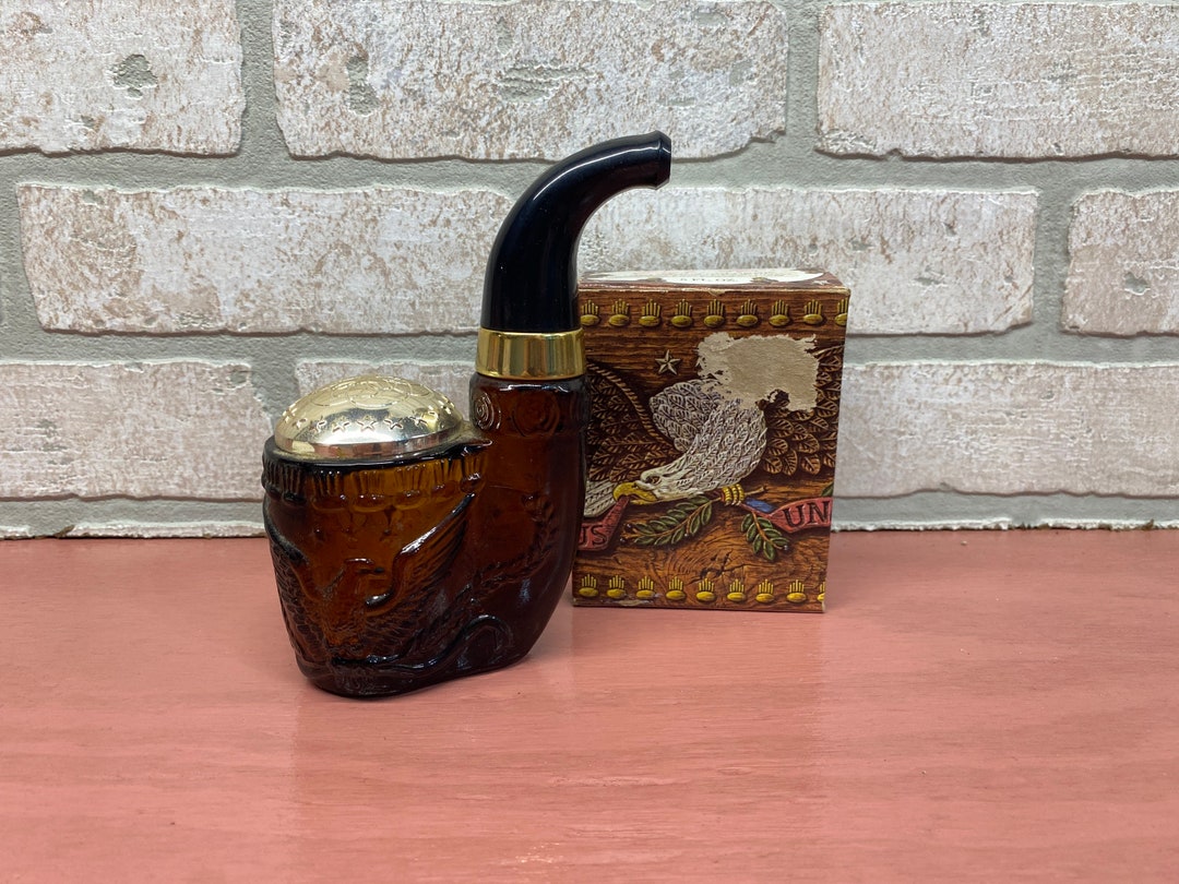 Vintage Avon Aftershave American Eagle Pipe, Collectible Avon ...
