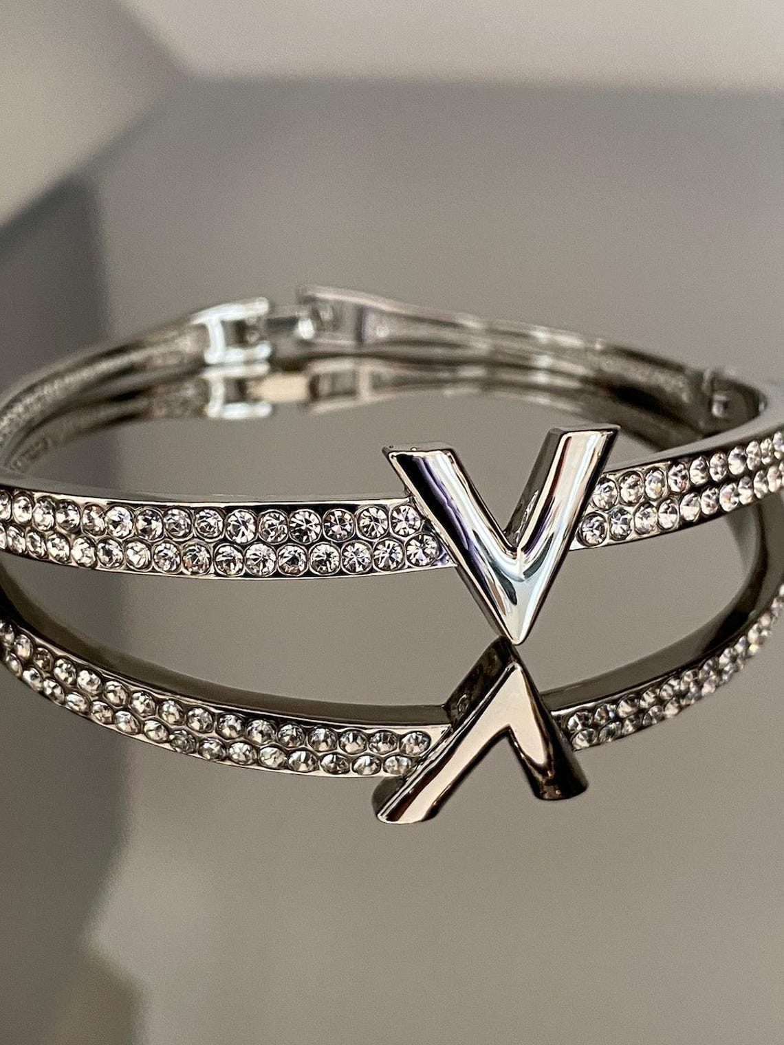 SAINT LUCA TRIPLE Silver Luxe Set Silver Bracelet Set Adjustable ...