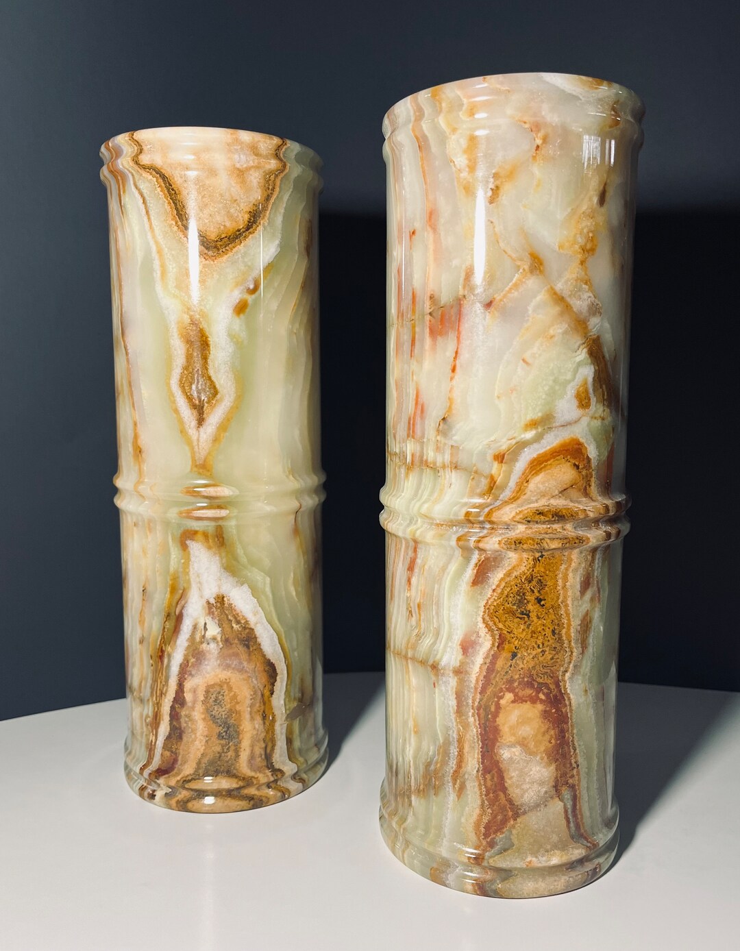 Large Marble Vase - Etsy