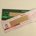 Personalised Event Foiled Ticket, Custom Souvenir Golden Foil Ticket ...