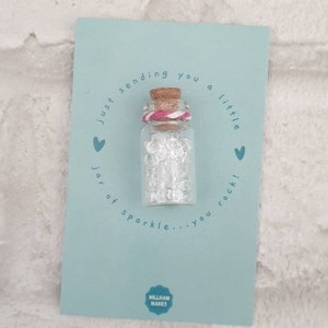 JAR OF SPARKLE Token Gift, Good Luck, Well Done, Thank You ...