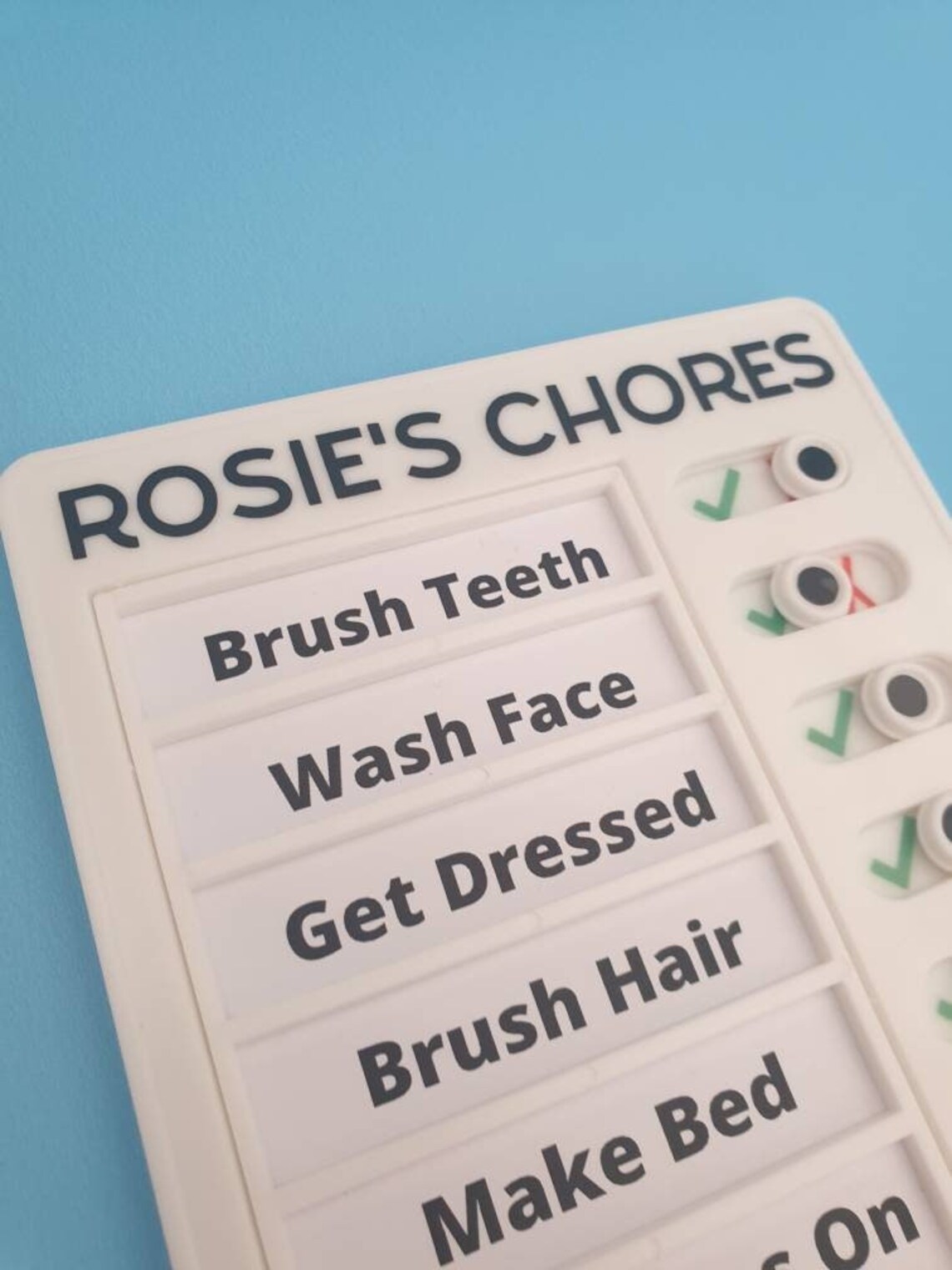 Personalised Routine Chart for Children With Pictures Chore - Etsy UK