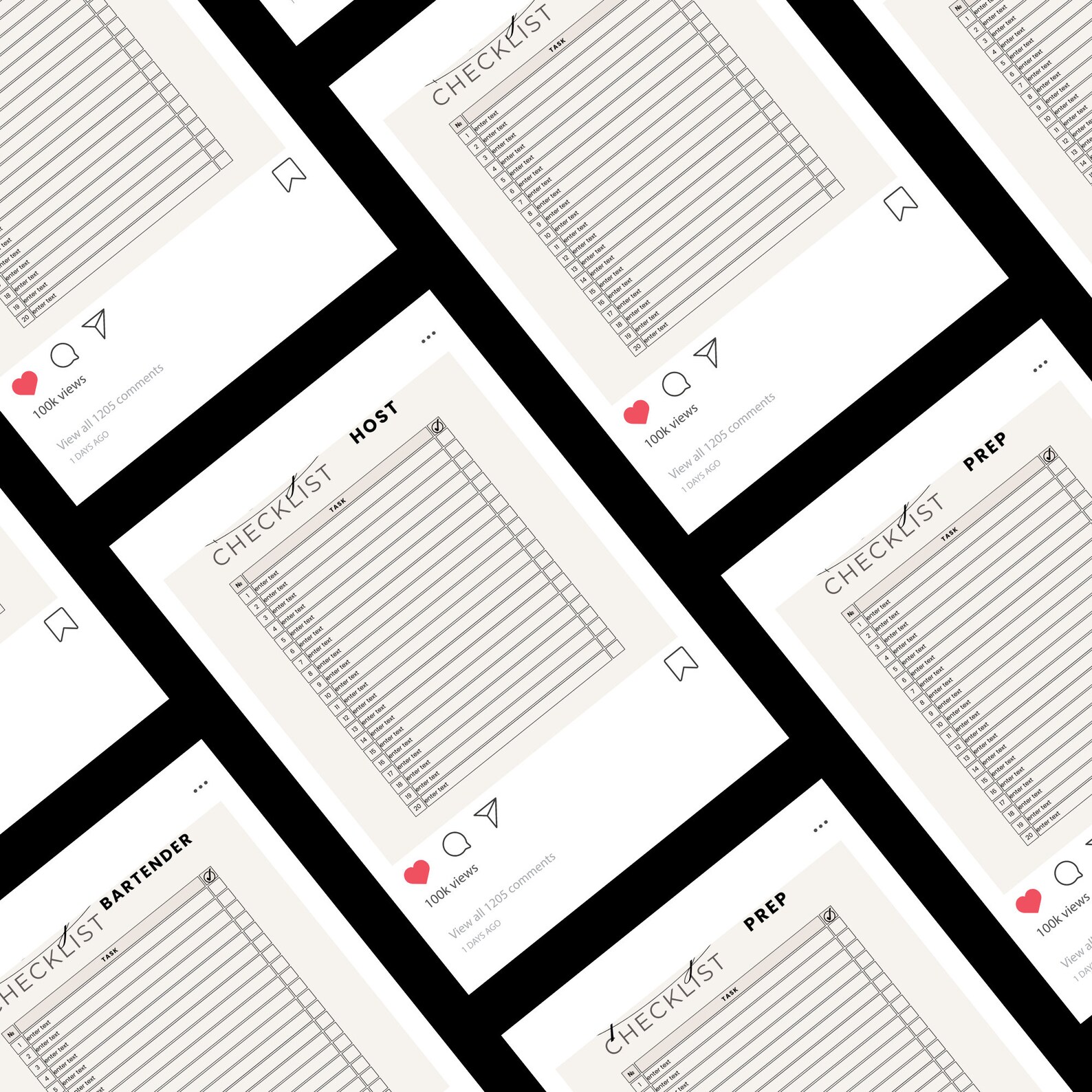 Restaurant Employee Checklist for Opening & Closing Tasks. - Etsy