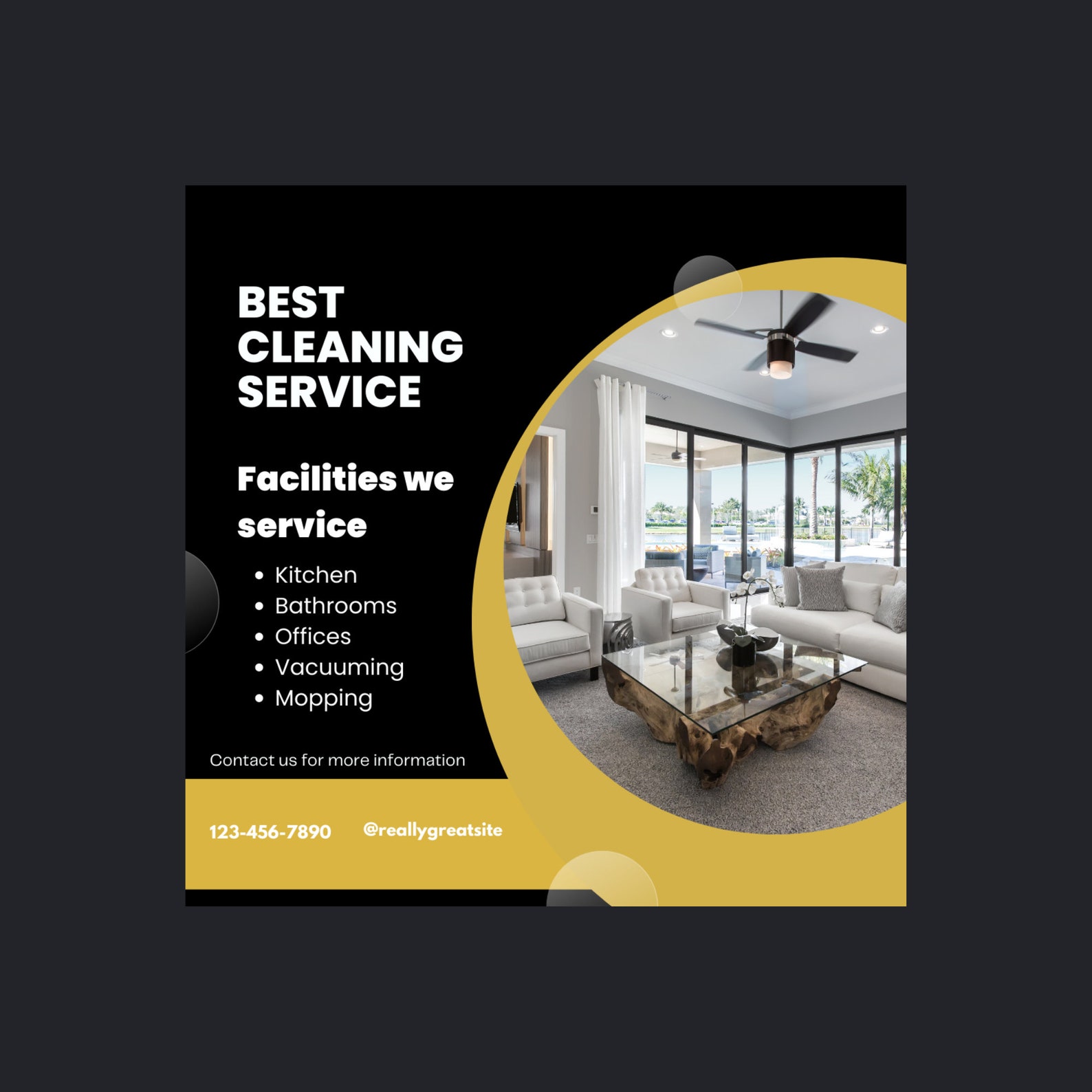 Cleaning Service Instagram Template. Cleaning Company. Instagram Posts ...
