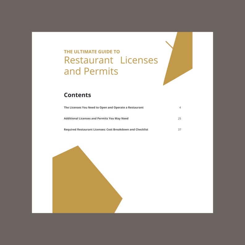 Restaurant Licensing and Permit Guide. Everything You Need to Know ...