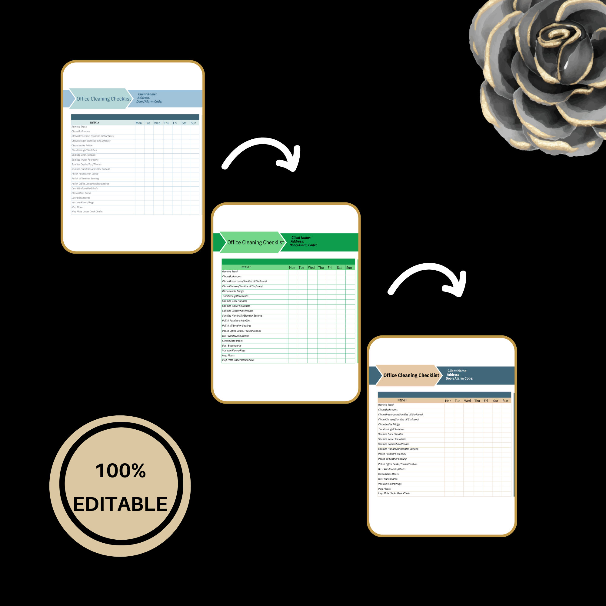Office Cleaning PDF. Cleaning Checklist. Commercial Cleaning ...