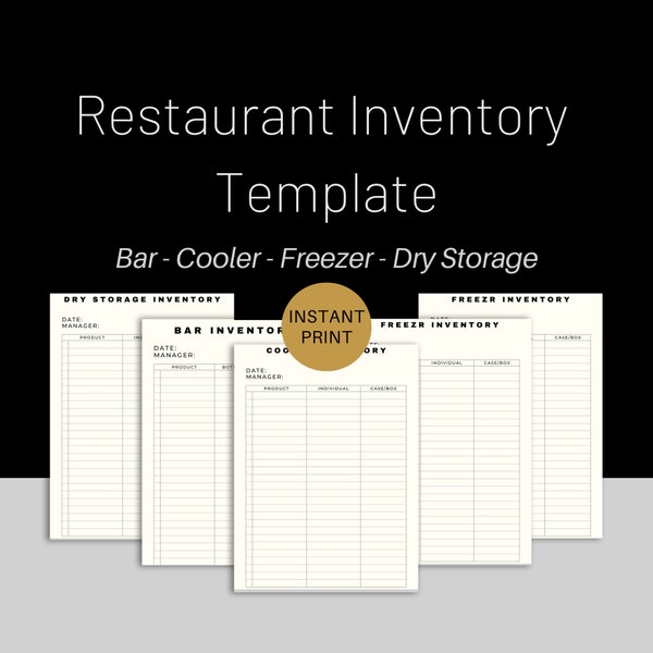 Inventory Template - Etsy