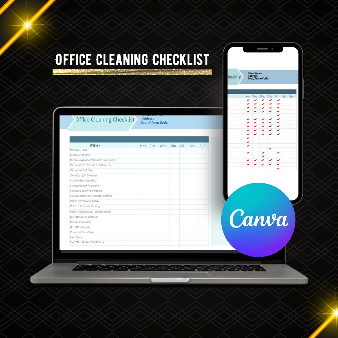 Office Cleaning PDF. Cleaning Checklist. Commercial Cleaning ...