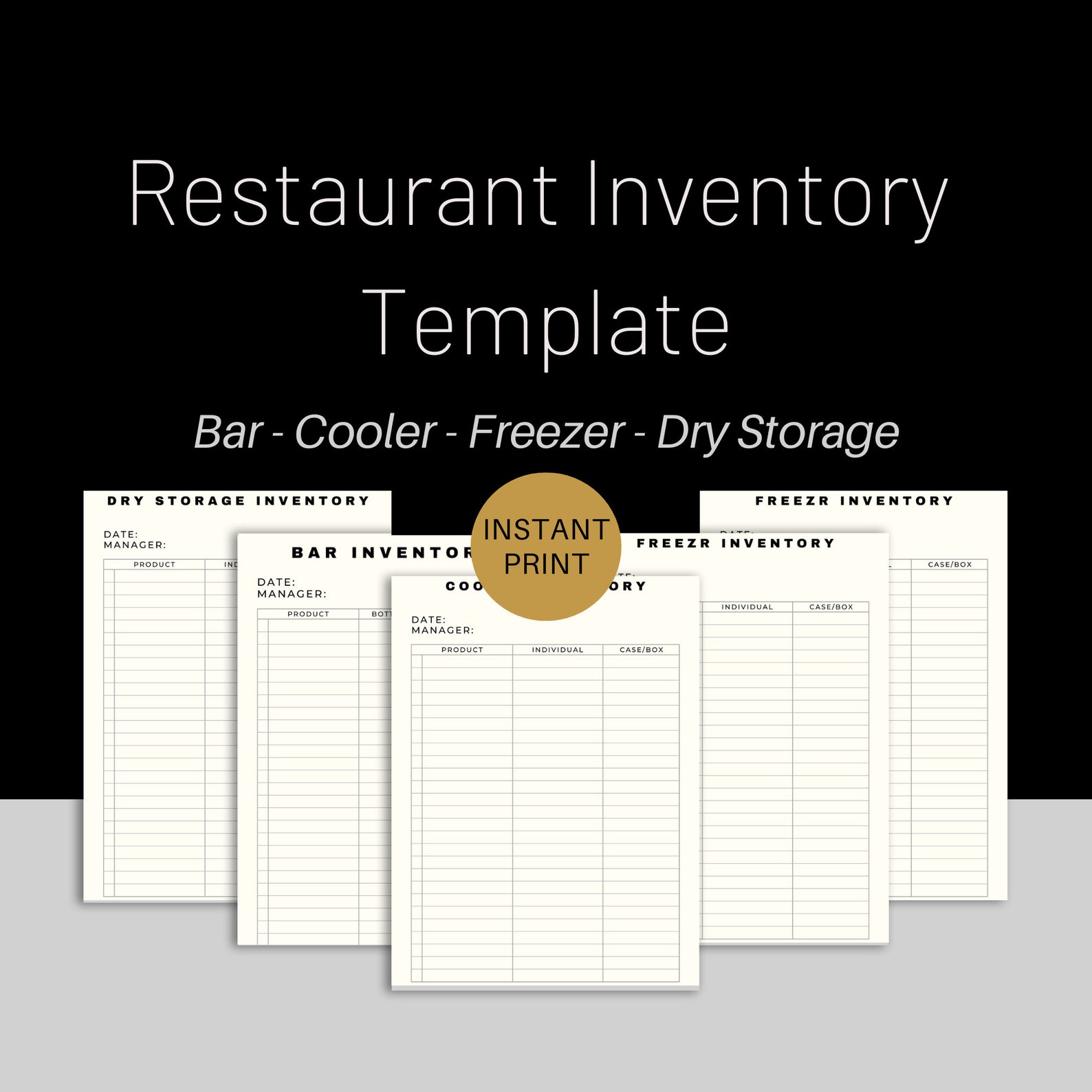 FOH Opening & Closing Checklist Template. Server Sidework. Bartender ...