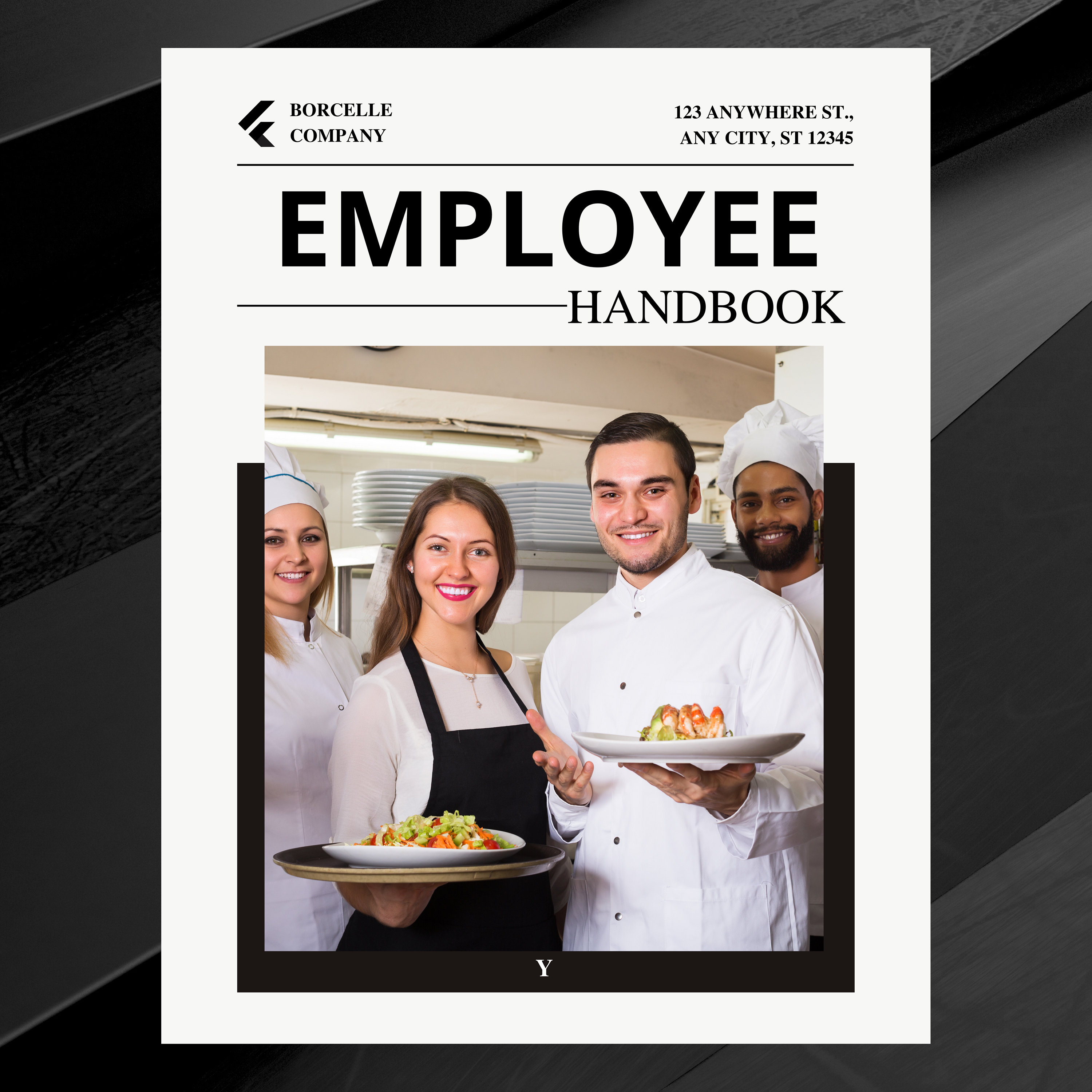 Employee Handbook Template. Fully Editable & Customizable. Restaurant ...