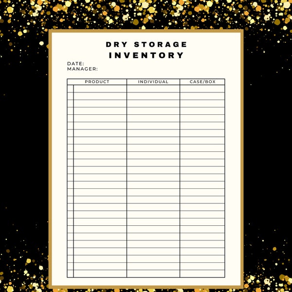 Order Inventory List - Etsy