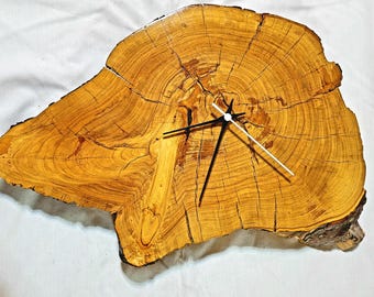 Handmade Live Edge Clock - Etsy