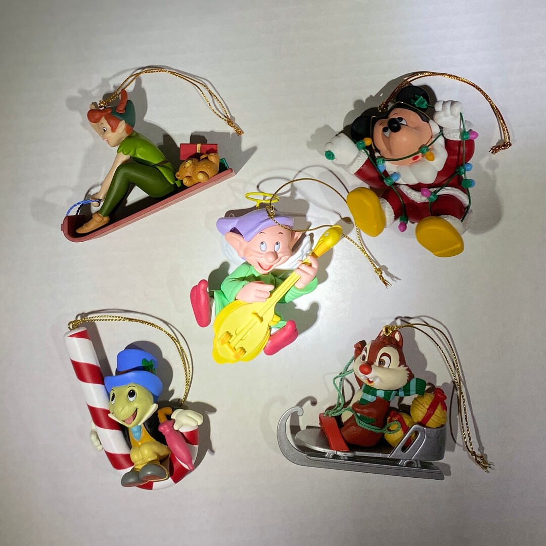 Vintage GROLIER DISNEY Christmas Magic Ornament Collection - Jiminy ...