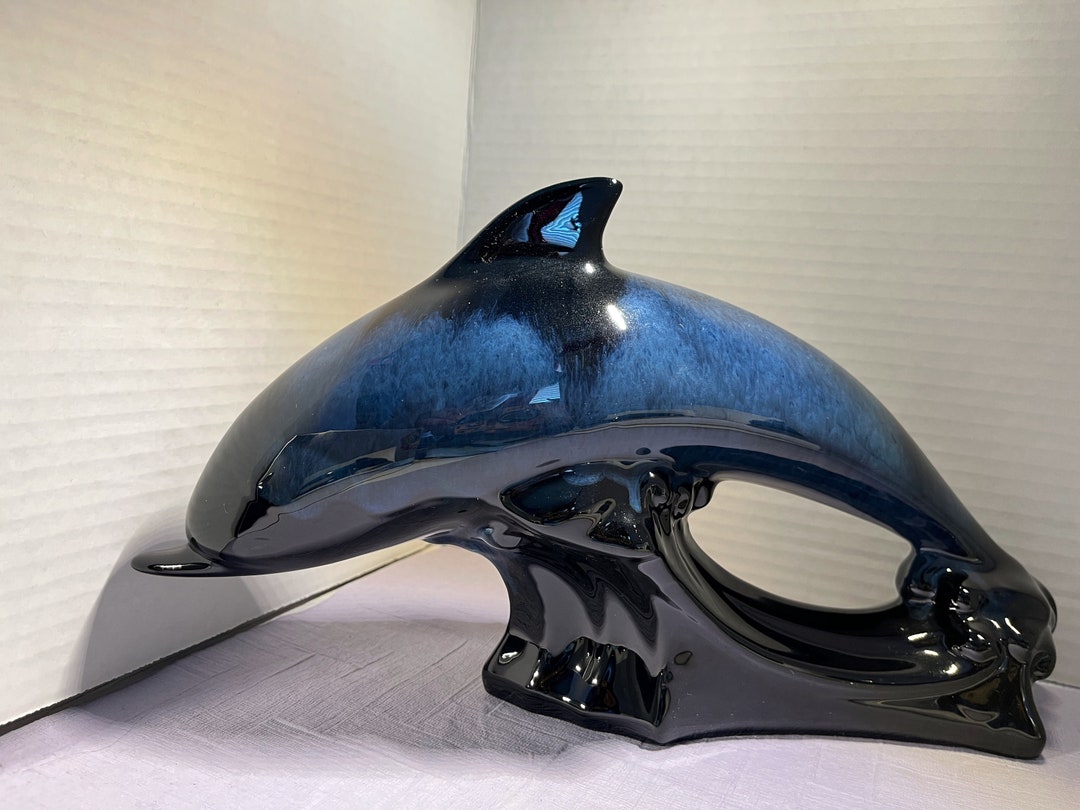 Blue Mountain Pottery Dolphin - Etsy