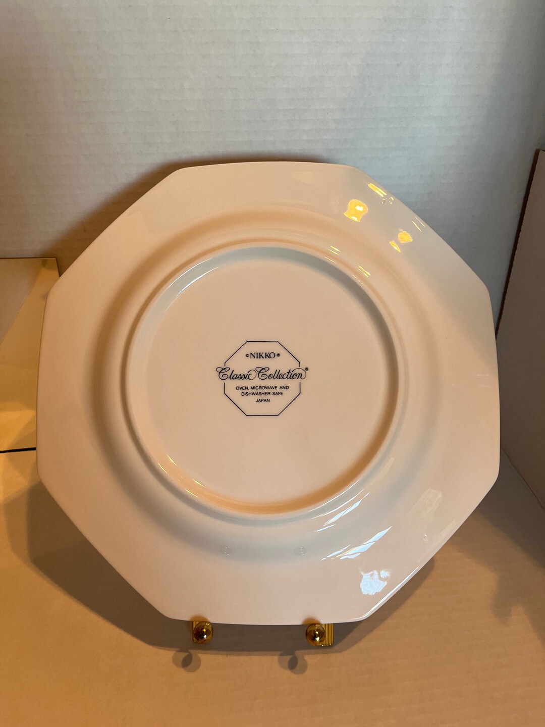 Nikko Classic White Salad Plate - Etsy