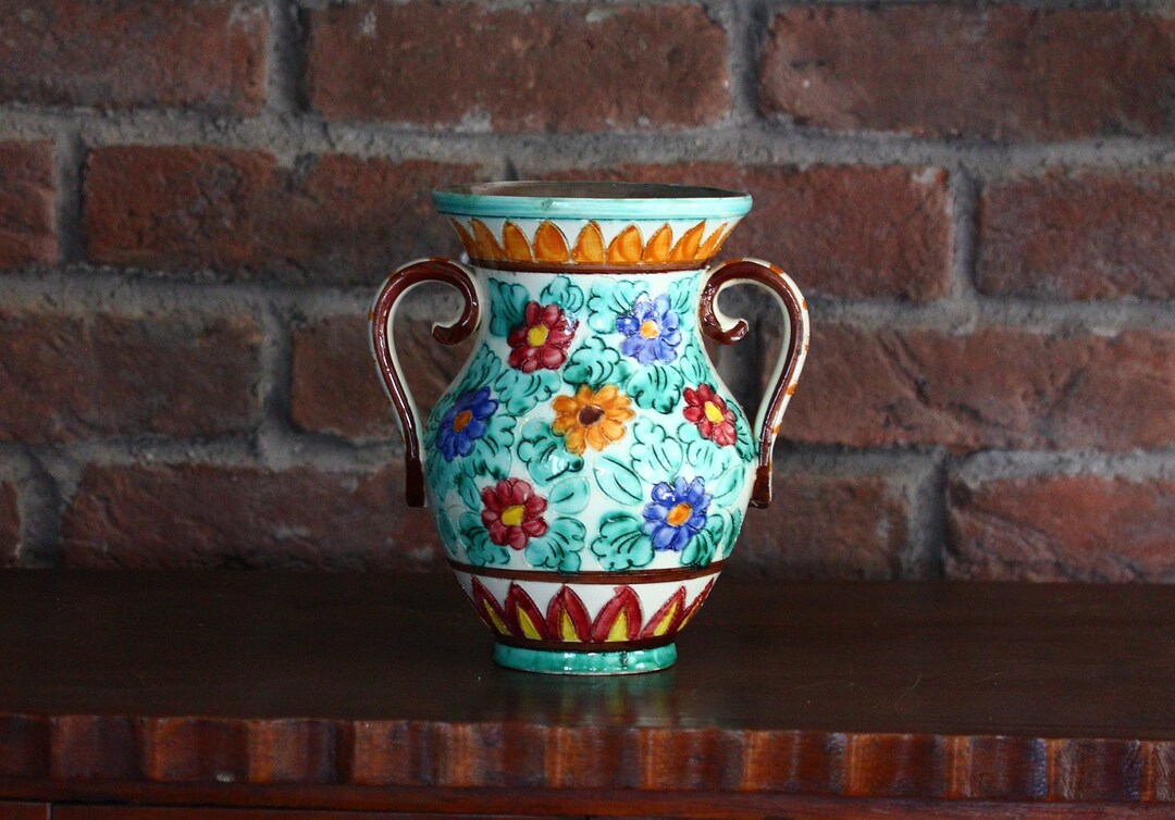 Vintage Cerart Monaco Vase, French Fine Art, Ceramic Vase - Etsy